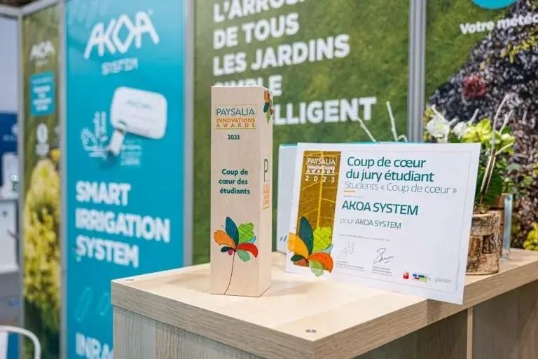 AKOA System au salon Paysalia 2023, reçoit un prix de l’innovation
